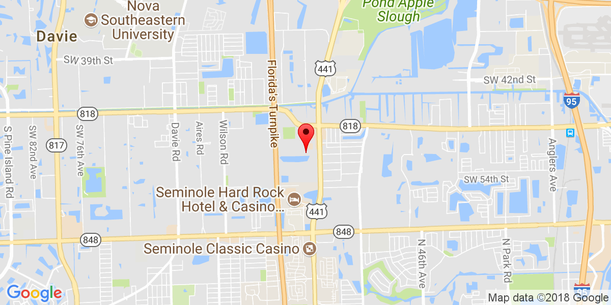 Google Map Davie Florida